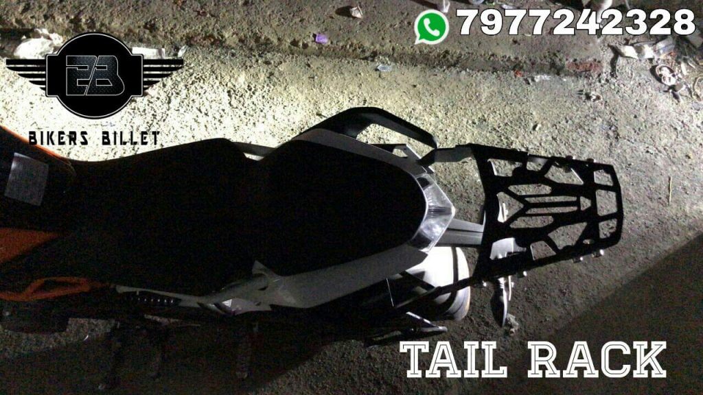 Bikers Billet Top/Tail Rack (Luggage Carrier) with Plate For KTM Duke ...