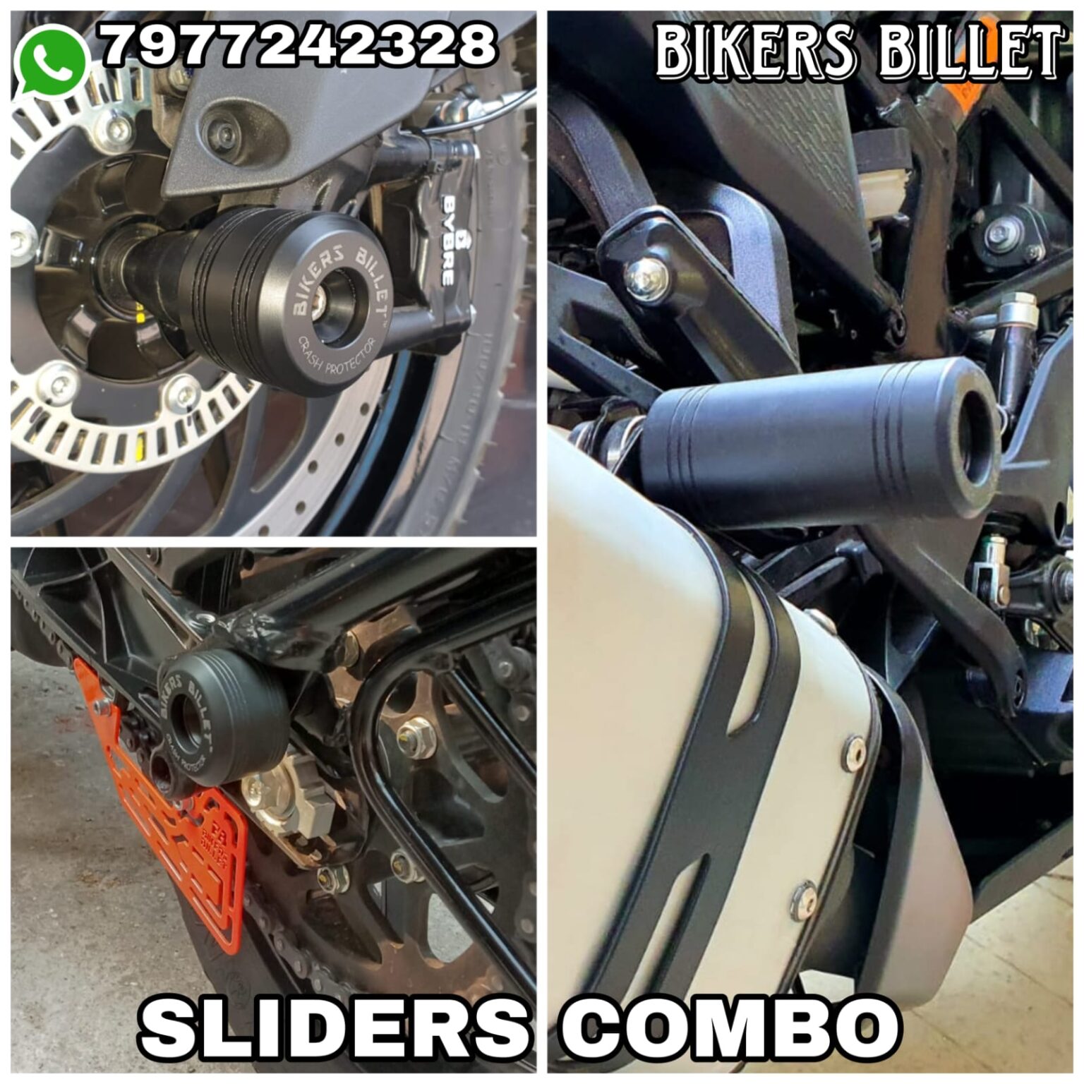 BIKERS BILLET KTM ADVENTURE SLIDERS COMBO – Bikers Billet