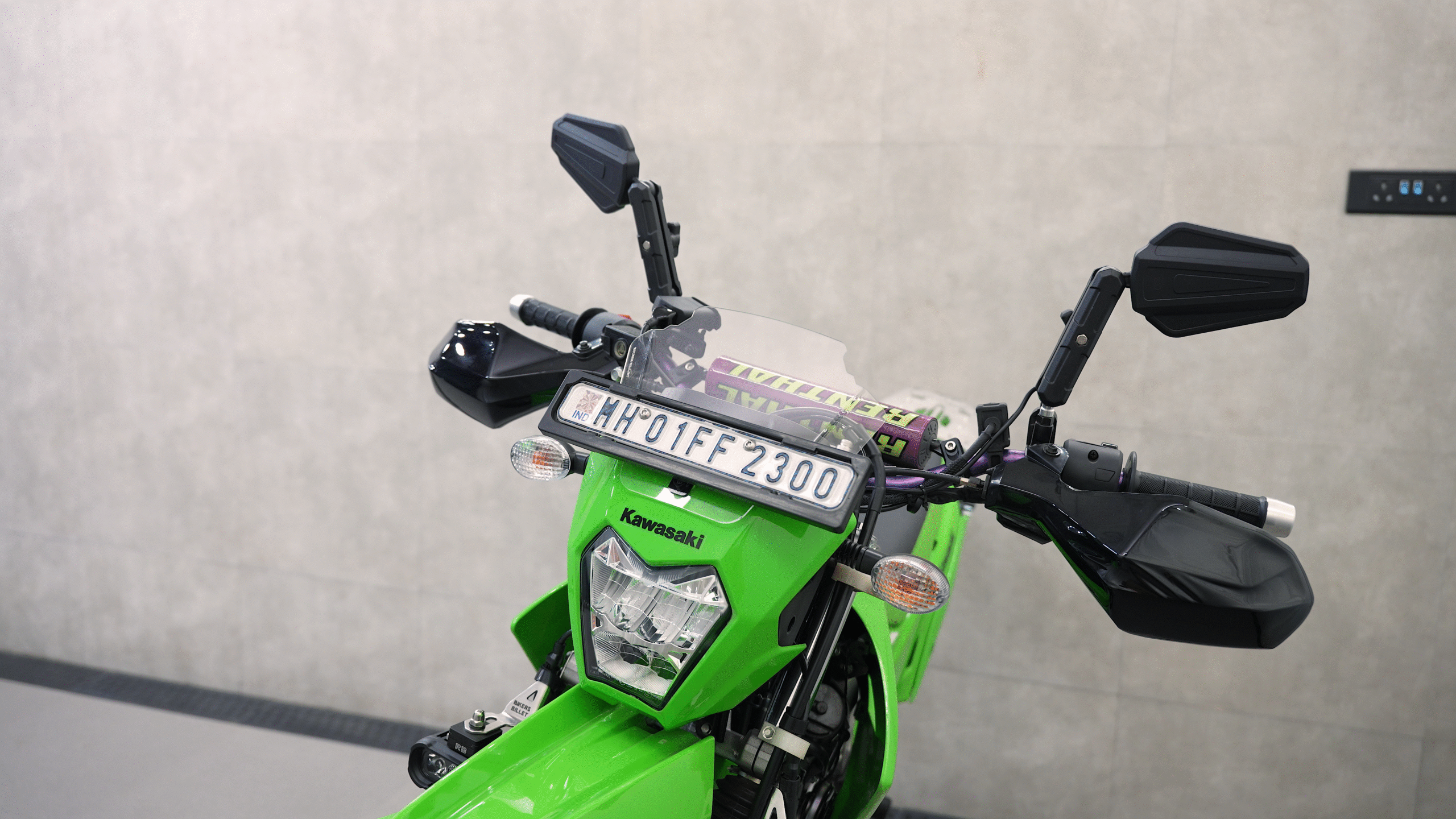 BIKERS BILLET KAWASAKI KLX230 VISOR WITH BRACKET – Bikers Billet